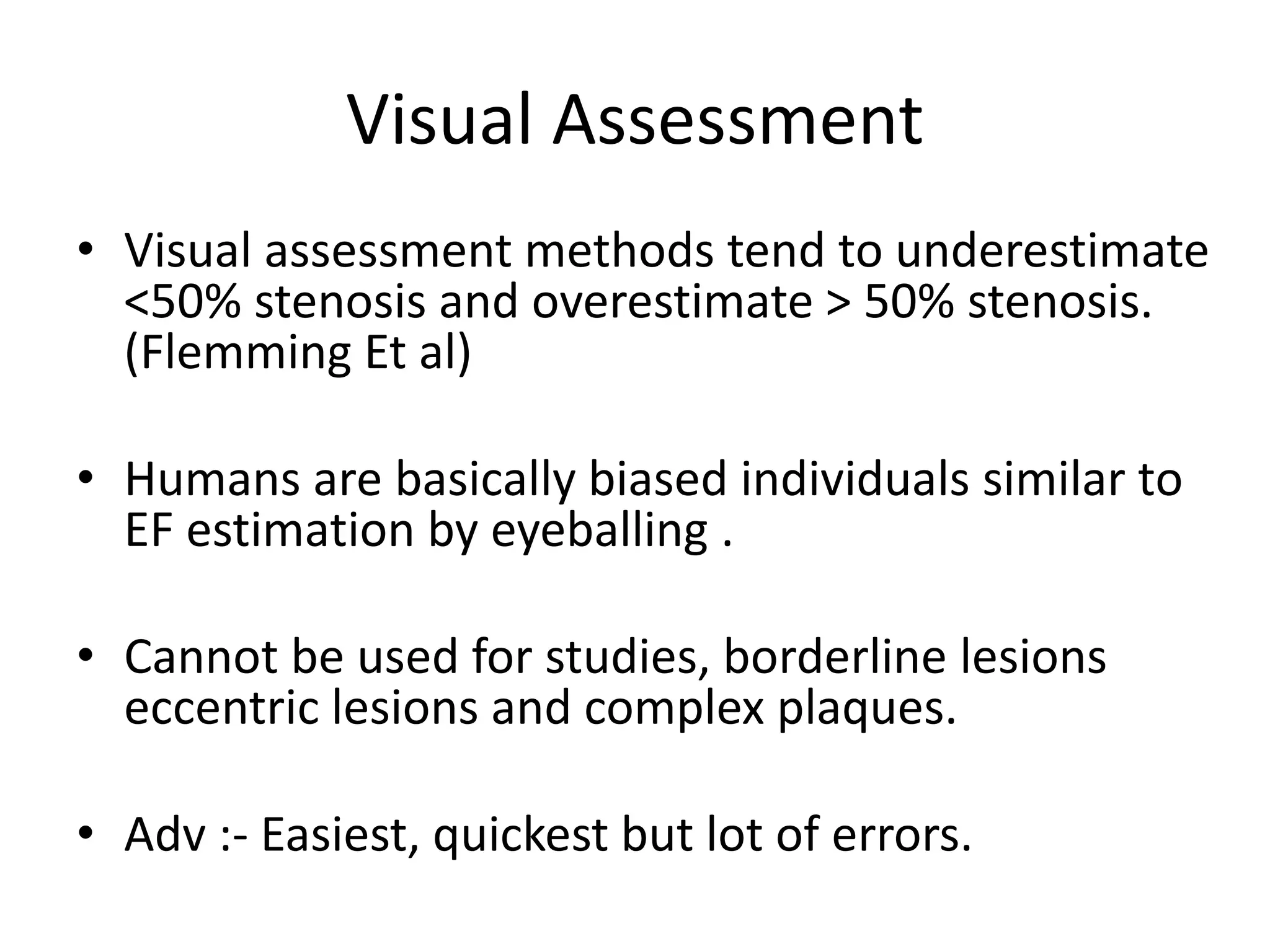 Coronary lesion assessment | PPTX