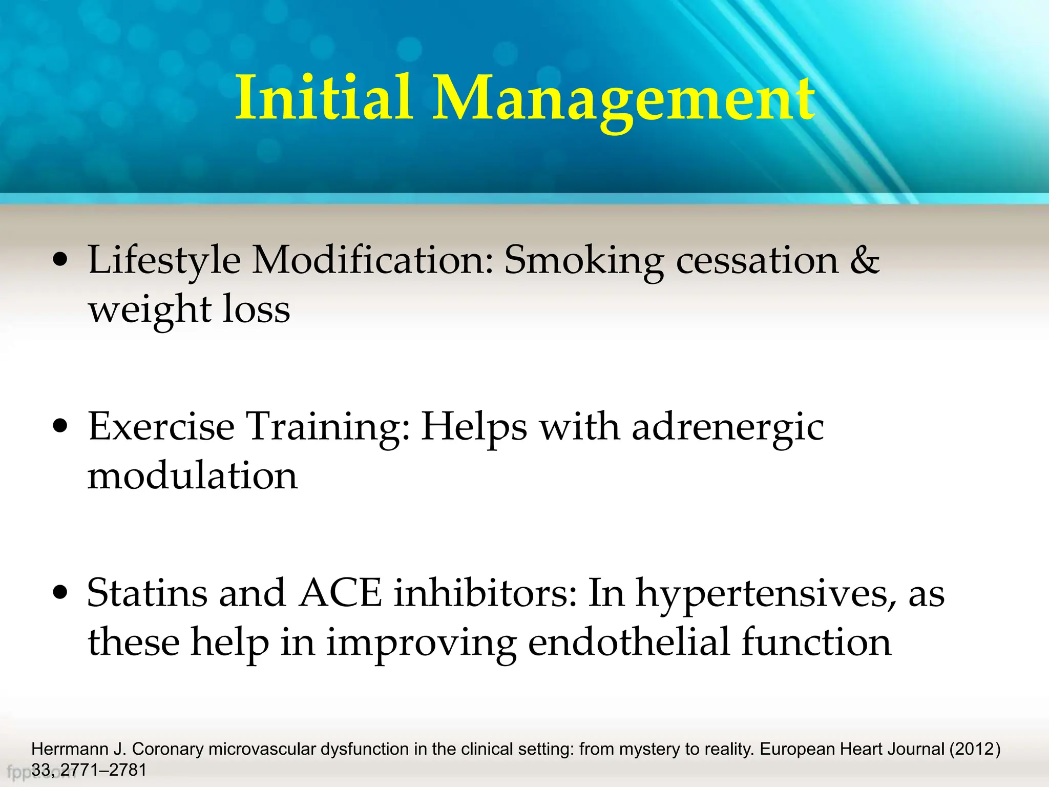 Coronary Microvascular Disease Management.ppt