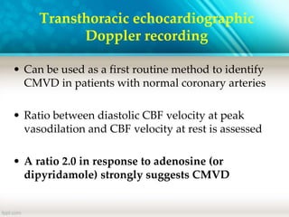 Coronary Microvascular Disease Management.ppt