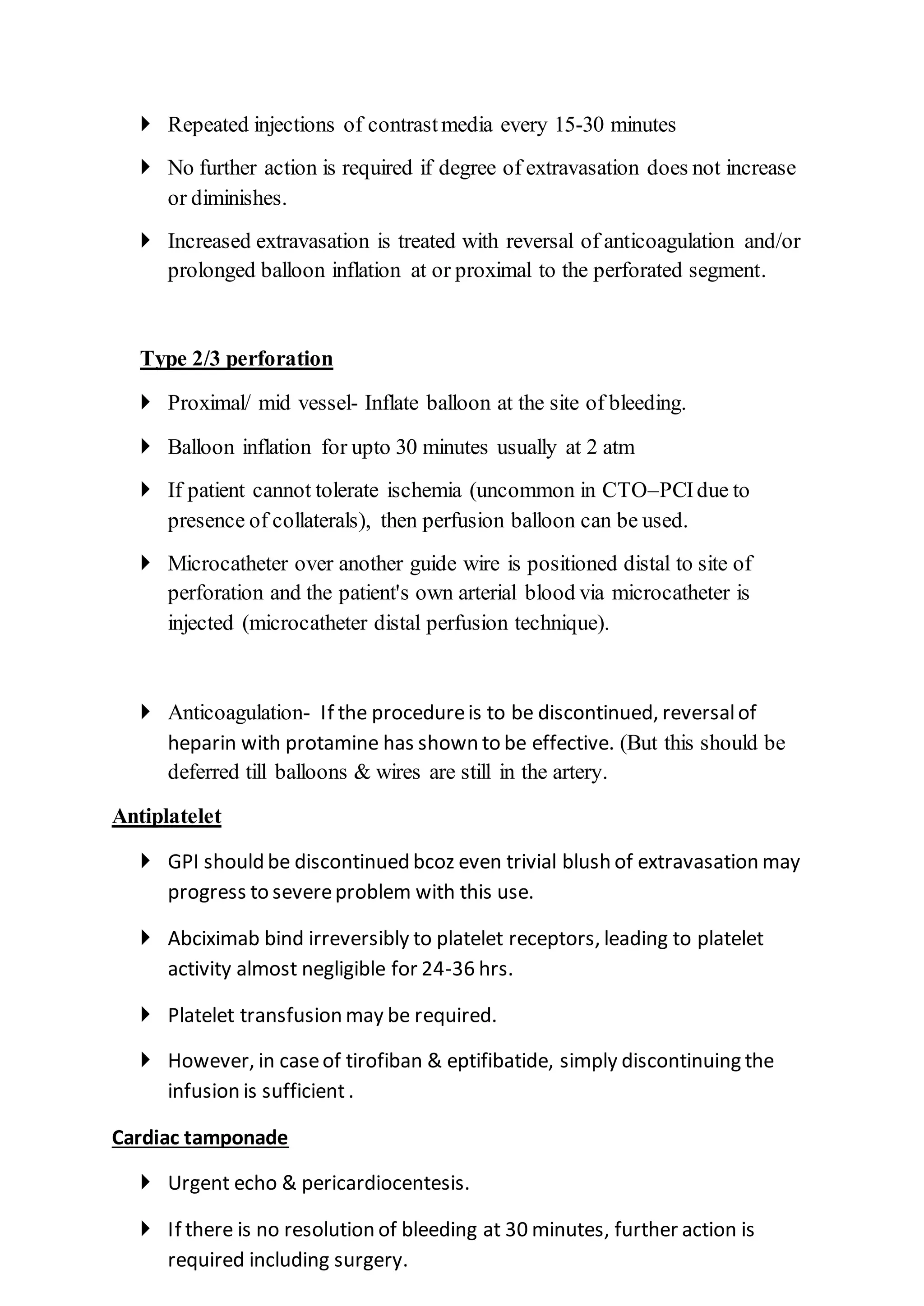 Coronary perforation | DOCX