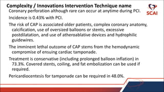 coronary perforation.pptx | Heart and Cardiovascular Diseases ...