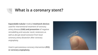 CORONARY STENT in ct cardiac presentation .pptx