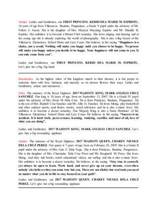 Coronation night script | DOCX