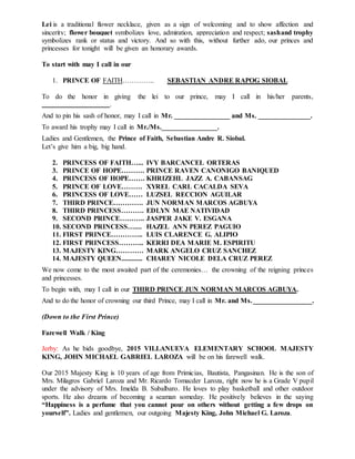 Coronation night script | DOCX