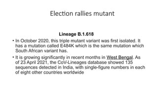 coronavirus variants slideshow.pptx onee | PPT