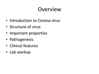 Corona virus | PPTX