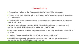 Corona Virus.pptx Msc. clinical Microbiology | PPTX