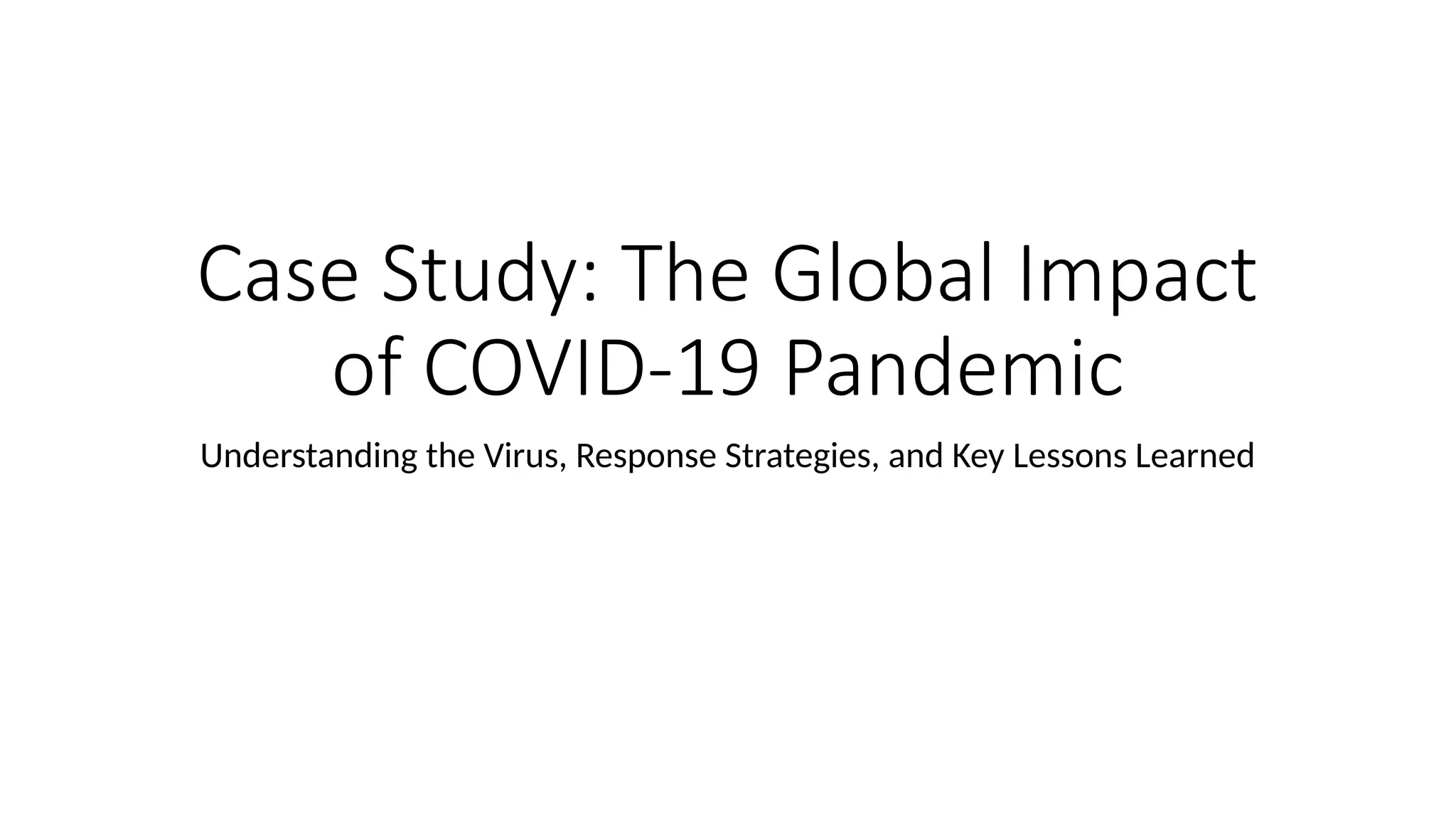 corona virus case study used to prevent from its hazards | PPT