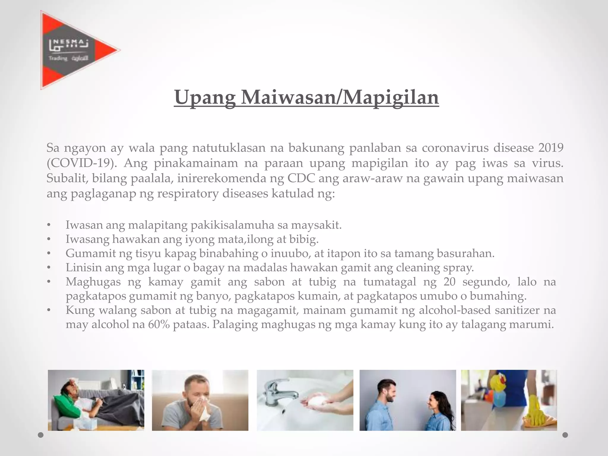 Corona virus in tagalog | PPT