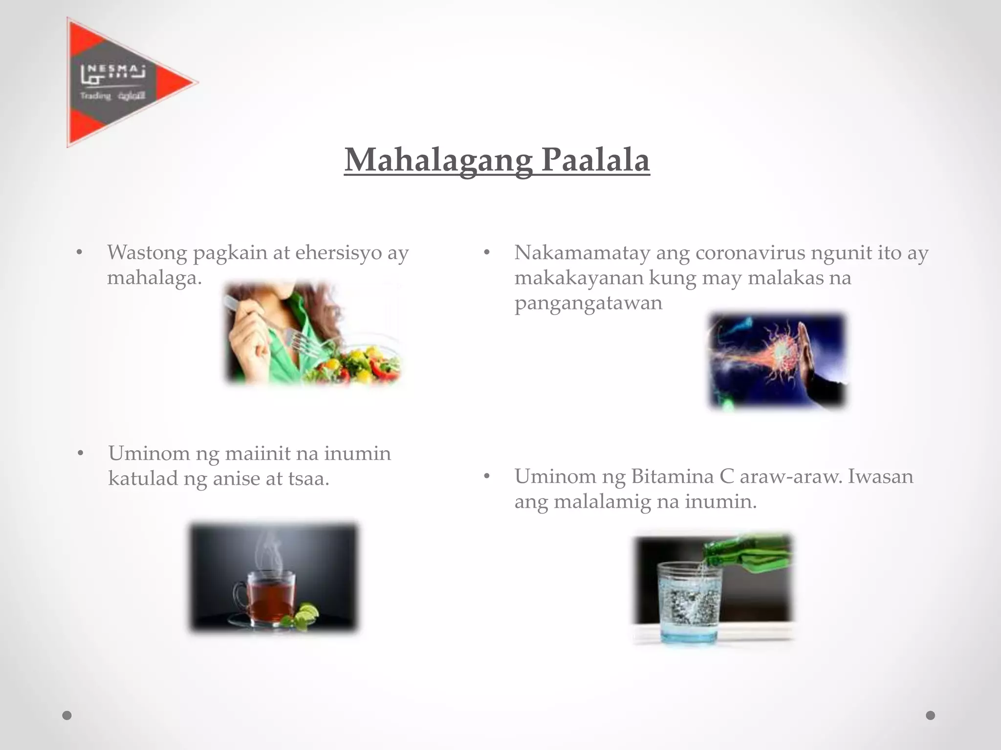 Corona virus in tagalog | PPT