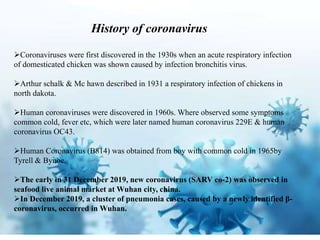 Coronavirus (covid 19) | PPTX