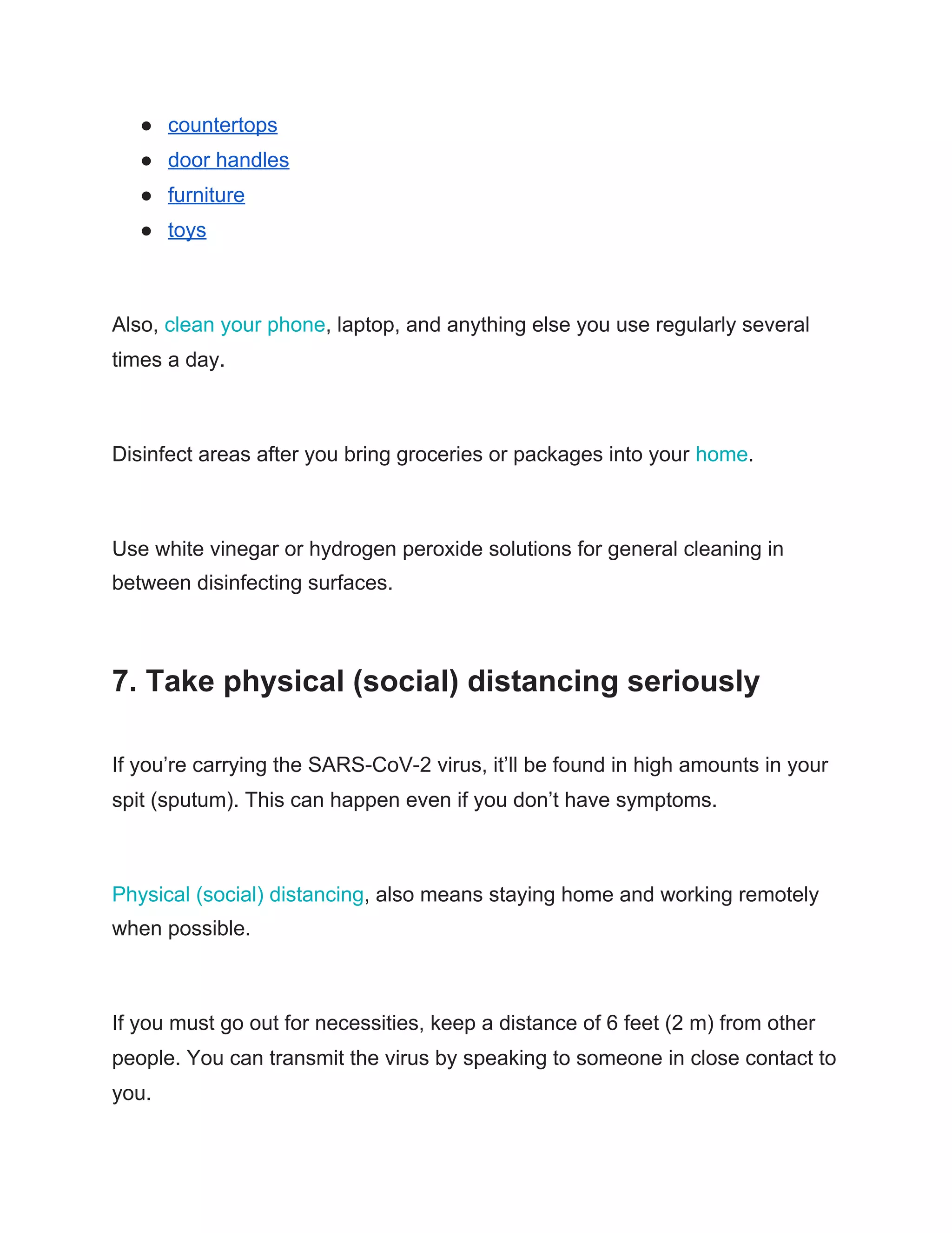 Coronavirus (covid 19) prevention | PDF