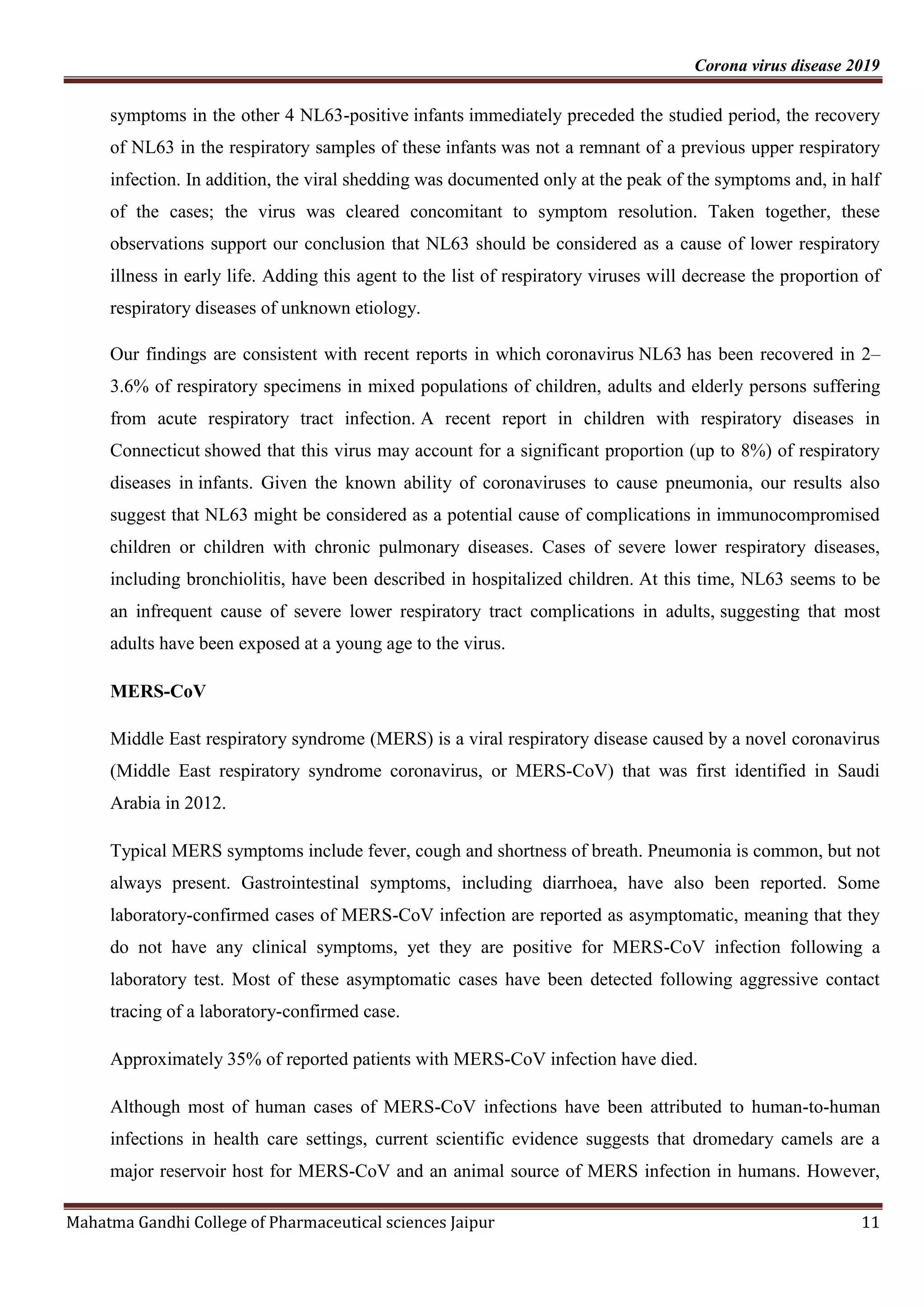 CORONA VIRUS PROJECT | PDF