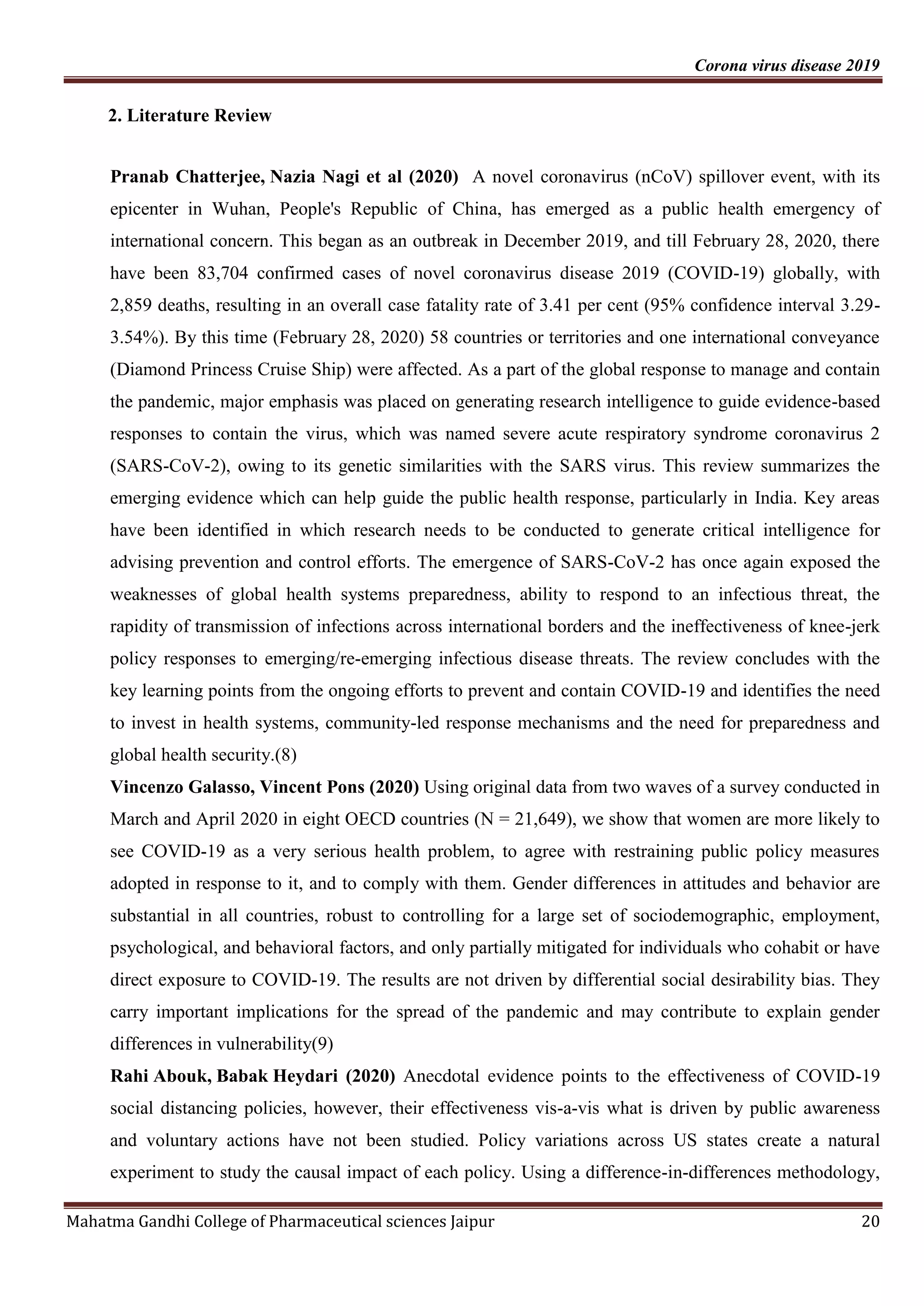 CORONA VIRUS PROJECT | PDF