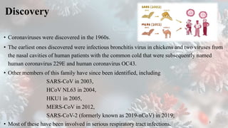 Corona Virus Basic Introduction | PPTX