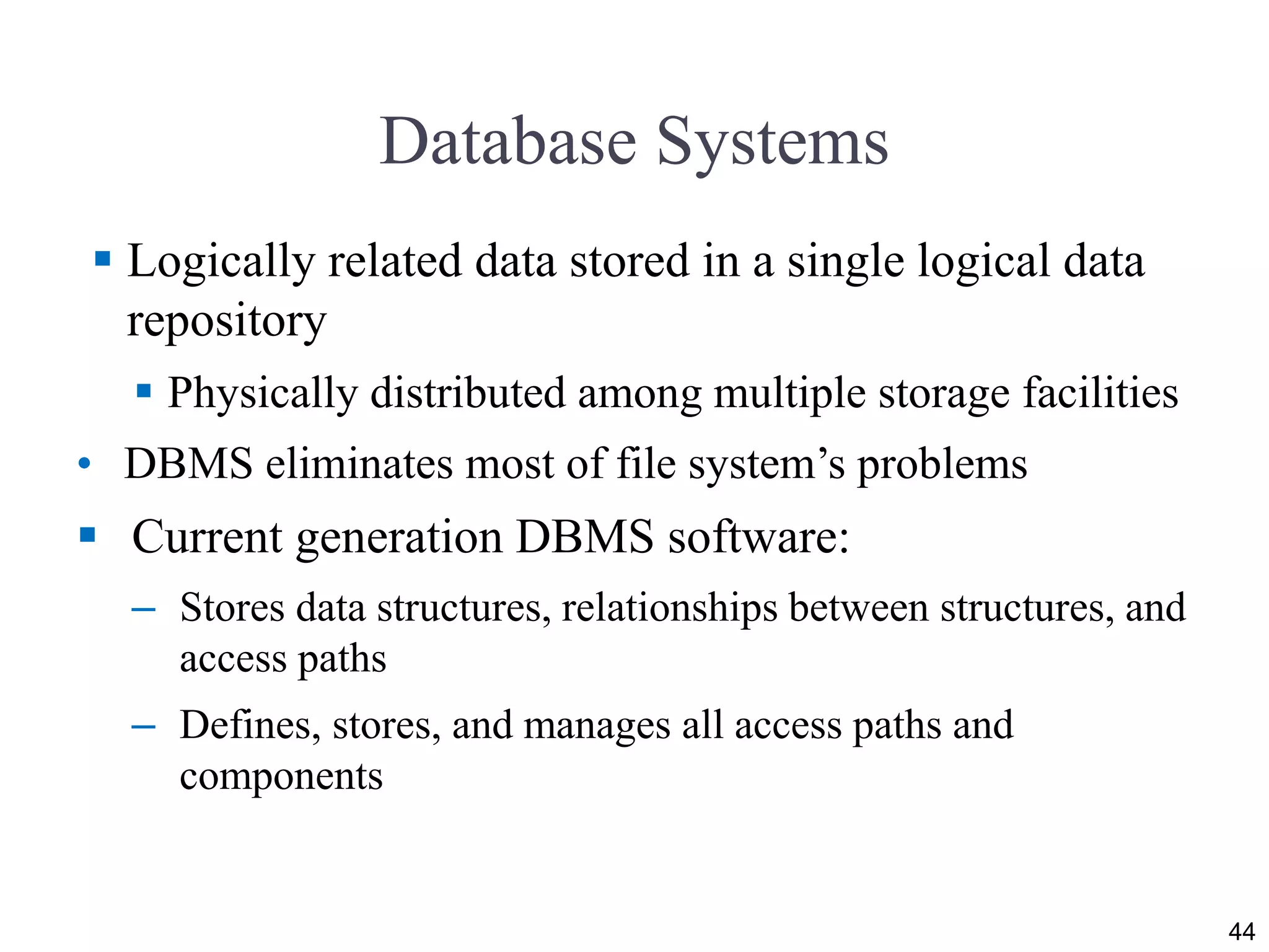 Database Systems | PPT