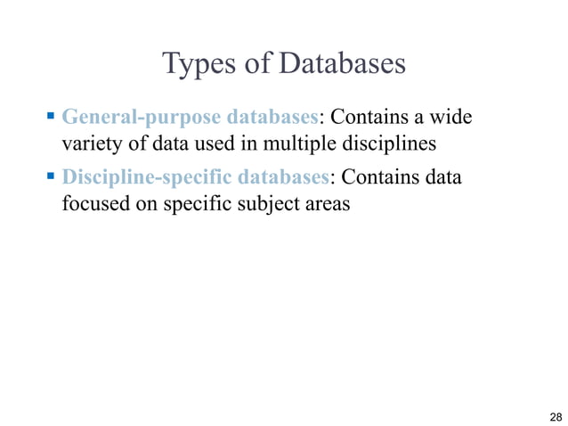 Database Systems | PPT