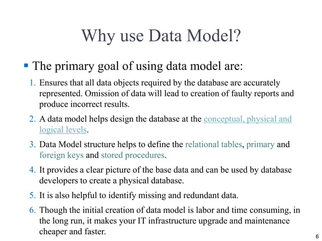 Data models | PPT | Databases | Computer Software and Applications