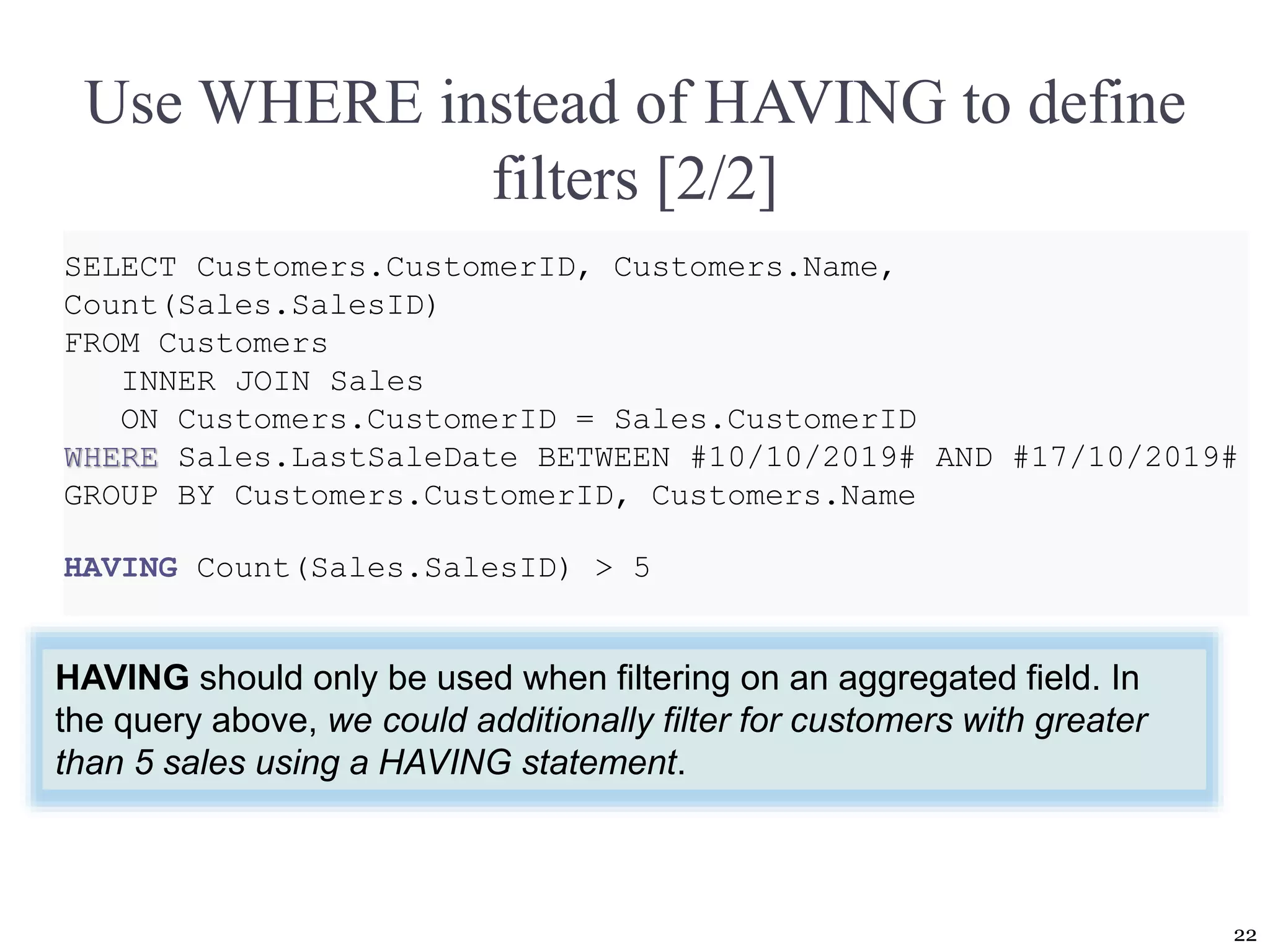 Database Performance Tuning And Query Optimization Ppt Databases