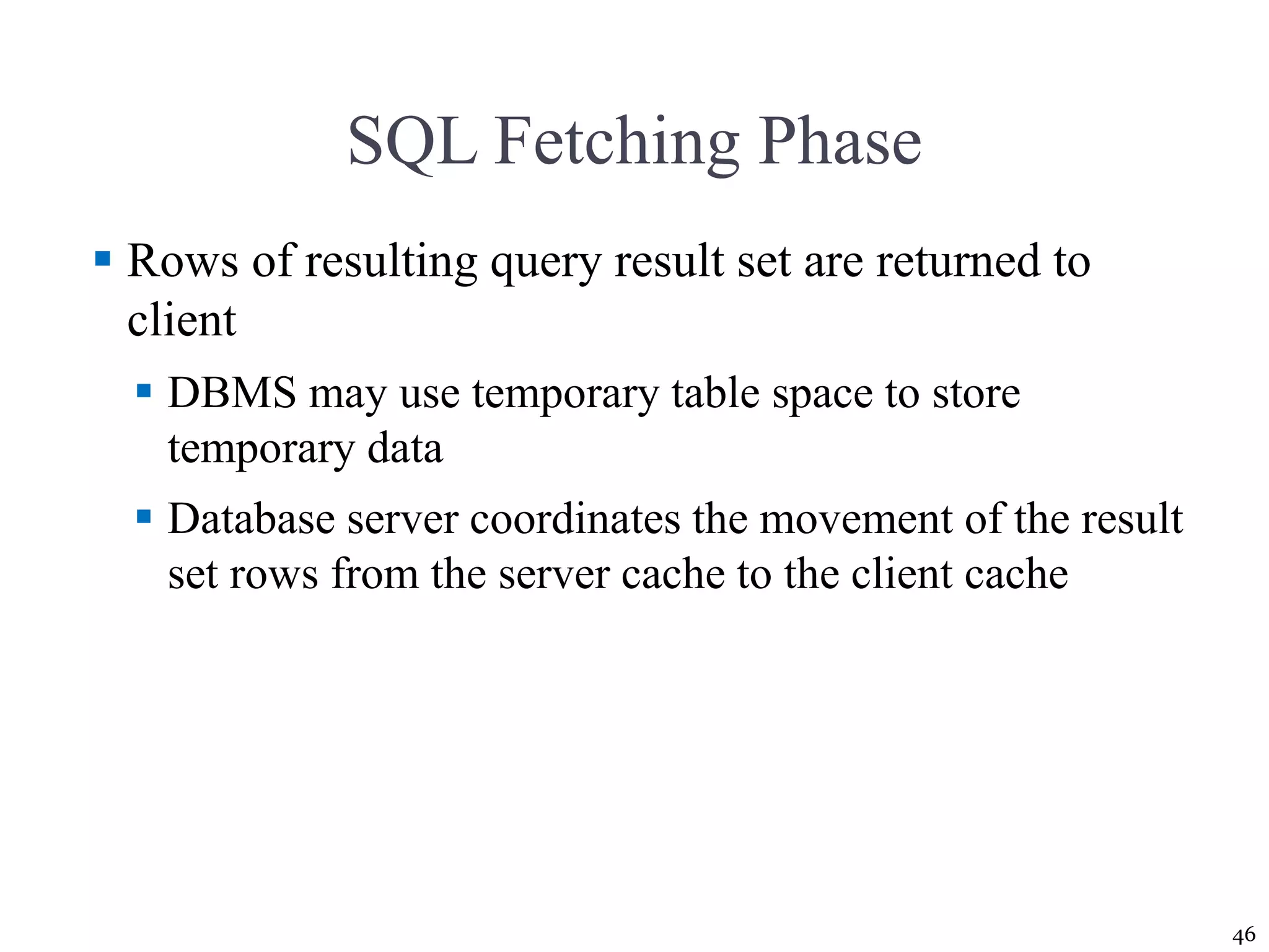 Database Performance Tuning And Query Optimization Ppt Databases