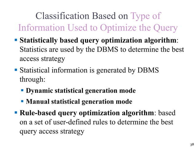 Database performance tuning and query optimization | PPT | Databases | Computer Software and ...