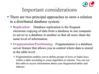 Distributed database management systems | PPT
