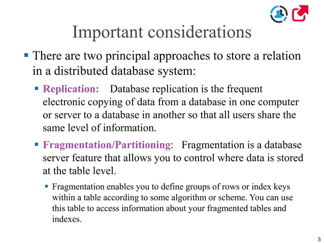 Distributed database management systems | PPT