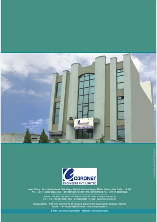 Coronet Engineers (P) Limited, New Delhi, Electrical And Automation ...