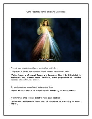 Rezar Rosario De La Divina Misericordia Shop | www.simpleplanning.net