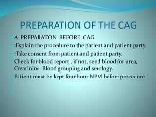 Coronory angiography | PPTX
