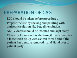Coronory angiography | PPTX
