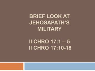 Jehoshaphat | PPTX