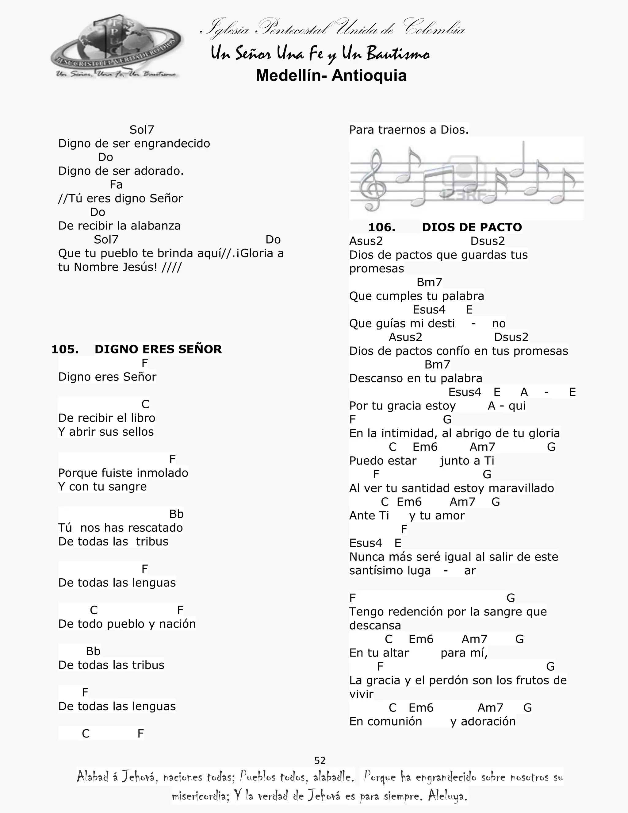 Coros pentecostales ipuc | PDF