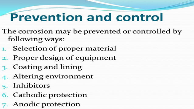 Corrosion and its Control | PPT | Chemistry | Science