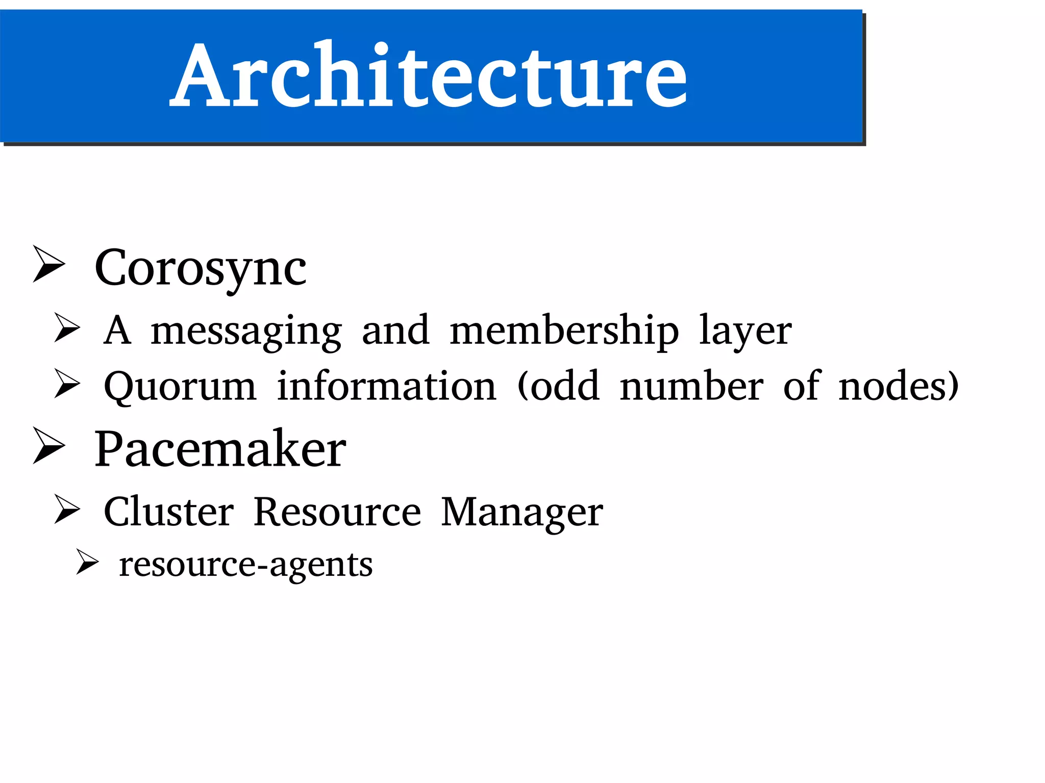 Corosync and Pacemaker | PDF