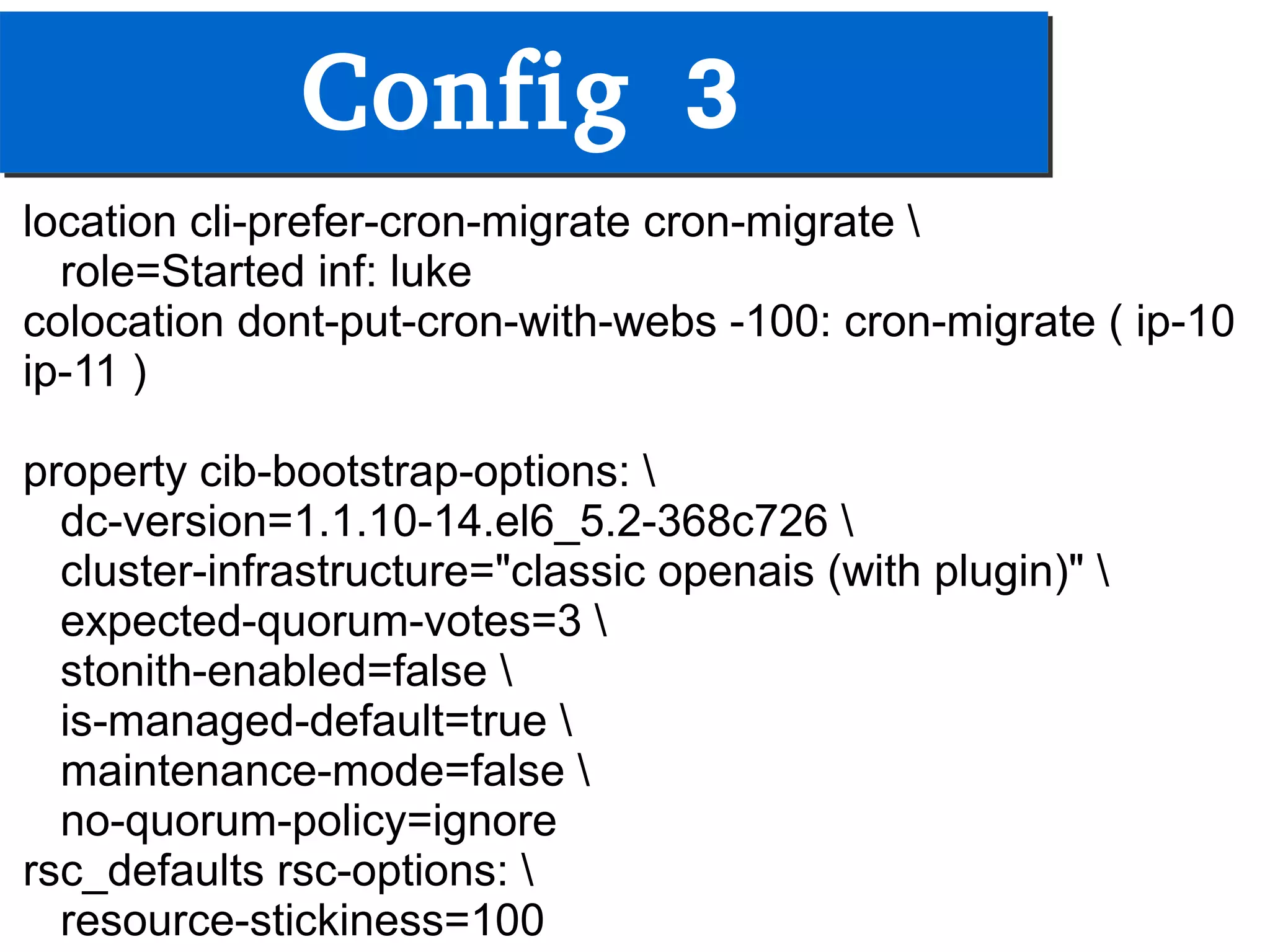 Corosync And Pacemaker Ppt