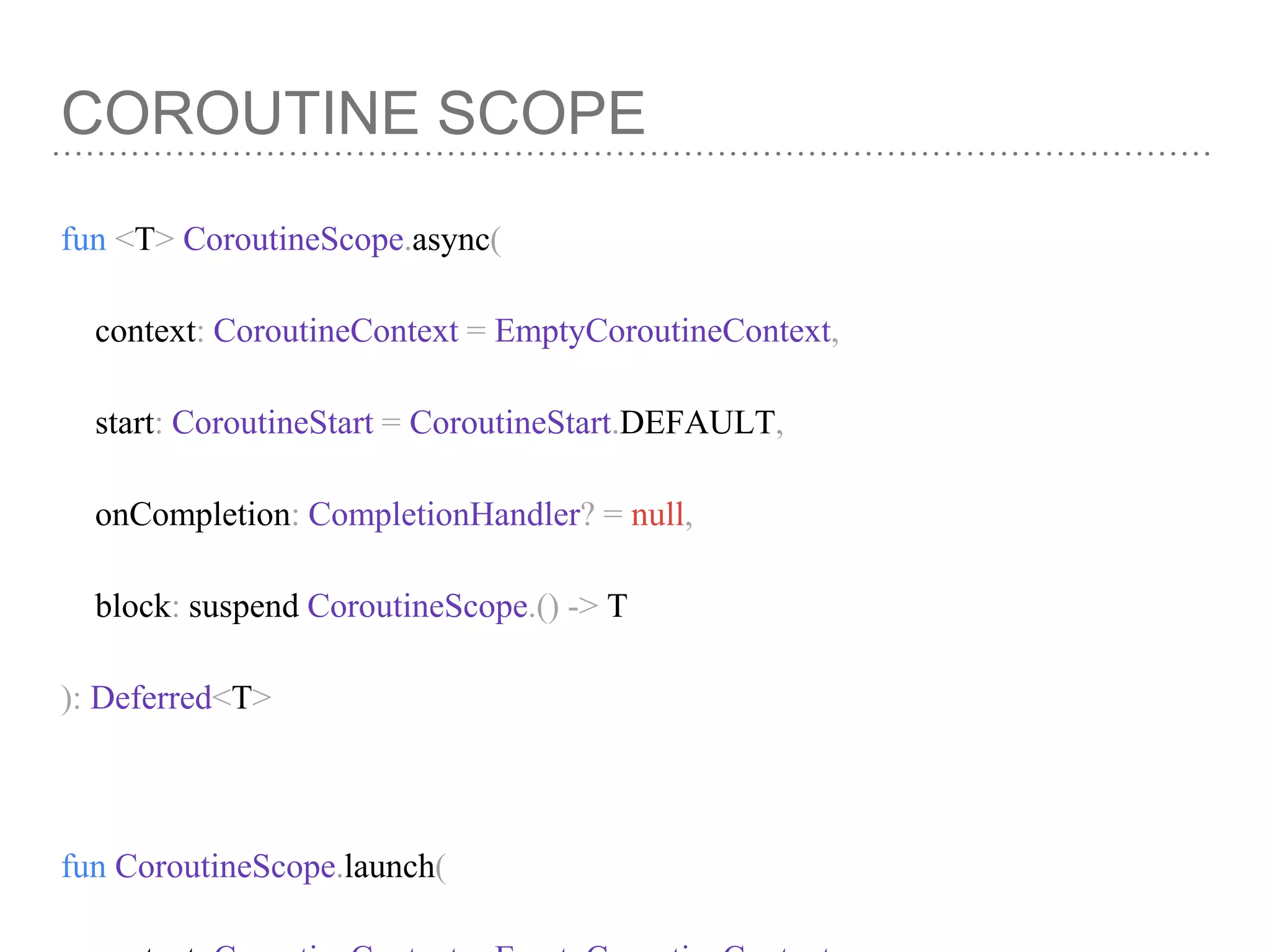 Coroutines talk ppt | PPTX