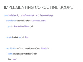 Coroutines talk ppt | PPTX