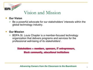 BDPA Corporate Sponsorhip Presentation: MasterCard | PPT | Business ...