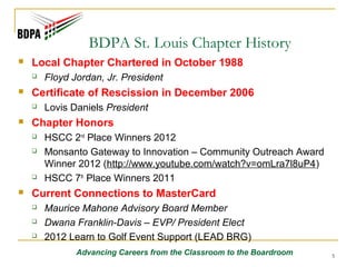 BDPA Corporate Sponsorhip Presentation: MasterCard | PPT | Business ...