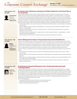 Corporate Counsel Exchange | PDF