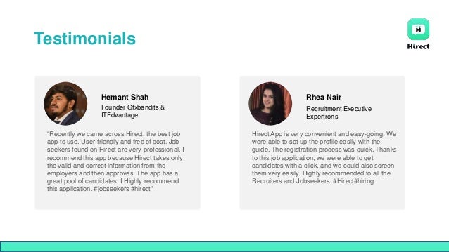 Hirect - Best App for Recruiters and Job Seekers | PPTX