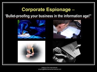 Corporate Espionage | PPT