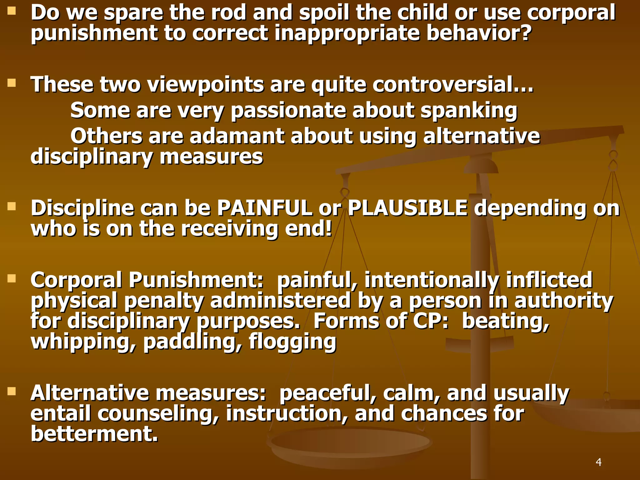 Corporal Punishment, School Law | PPT