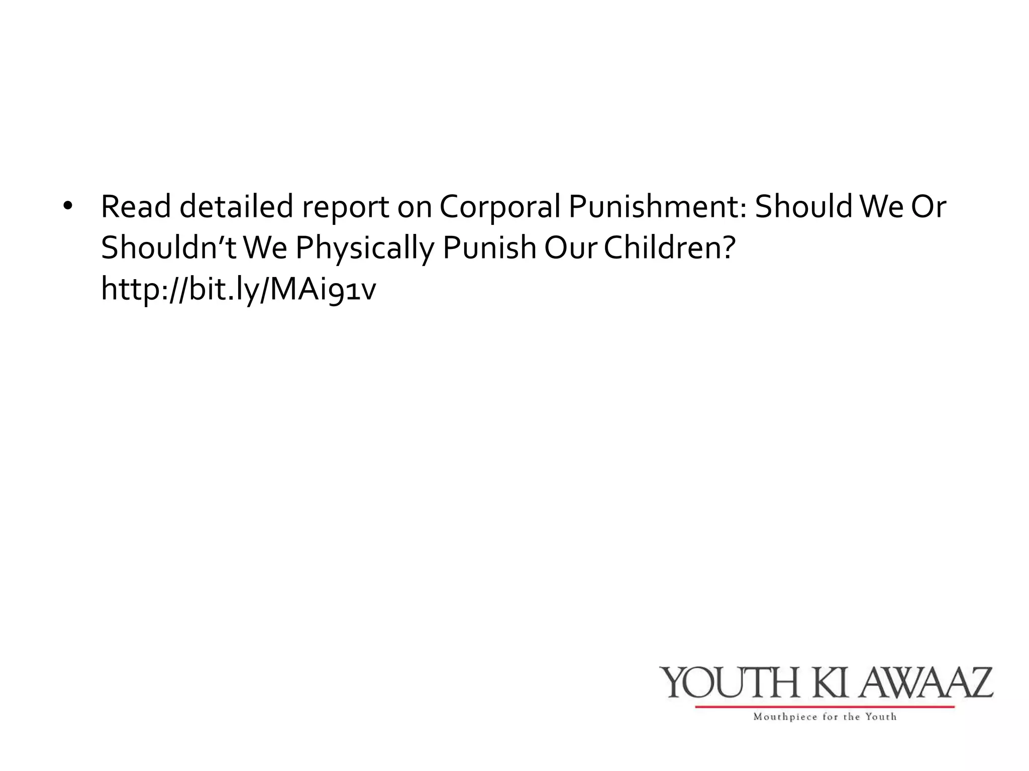 Corporal punishment | PPTX