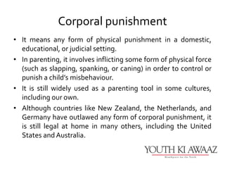 Corporal punishment | PPTX