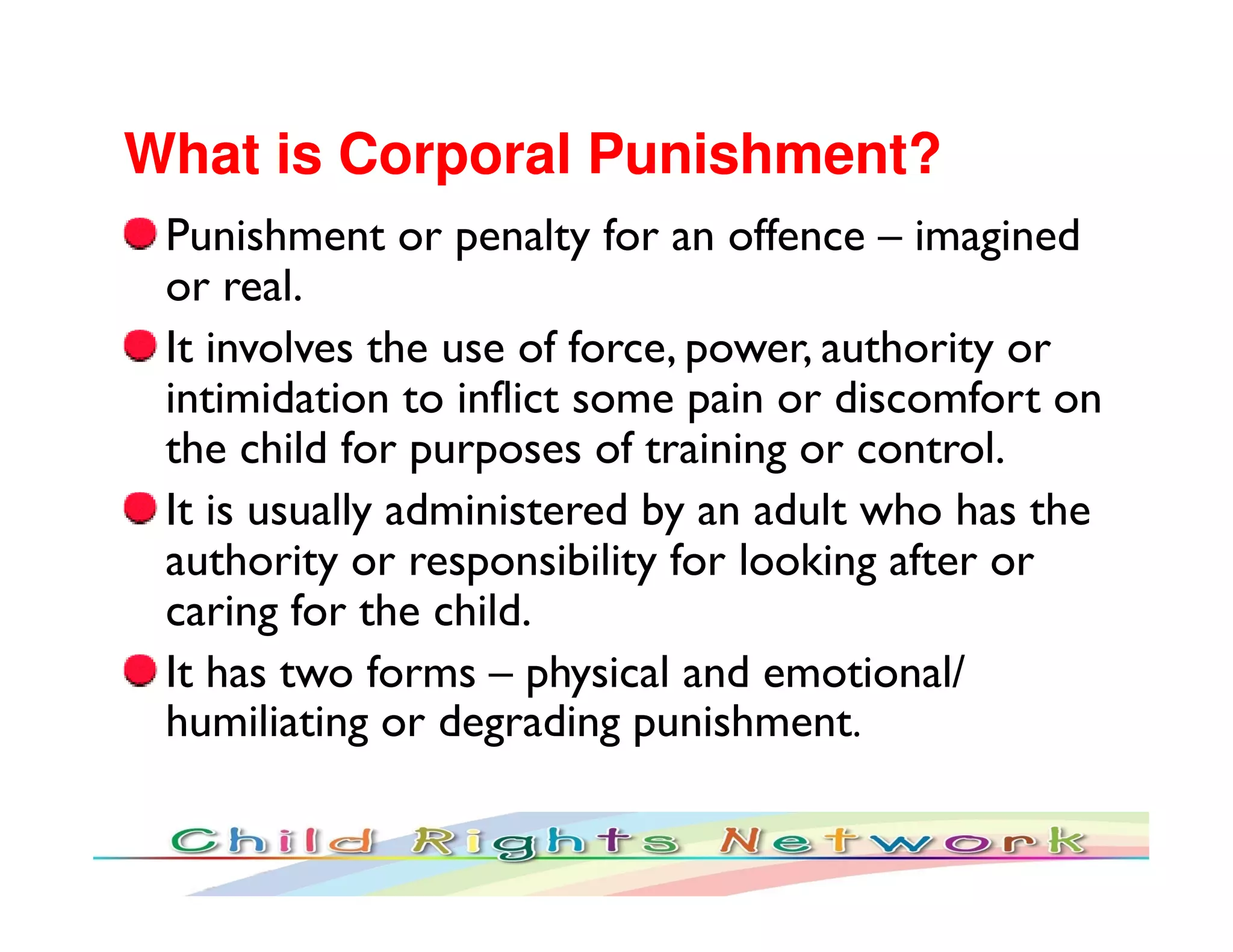 Corporal punishment | PDF