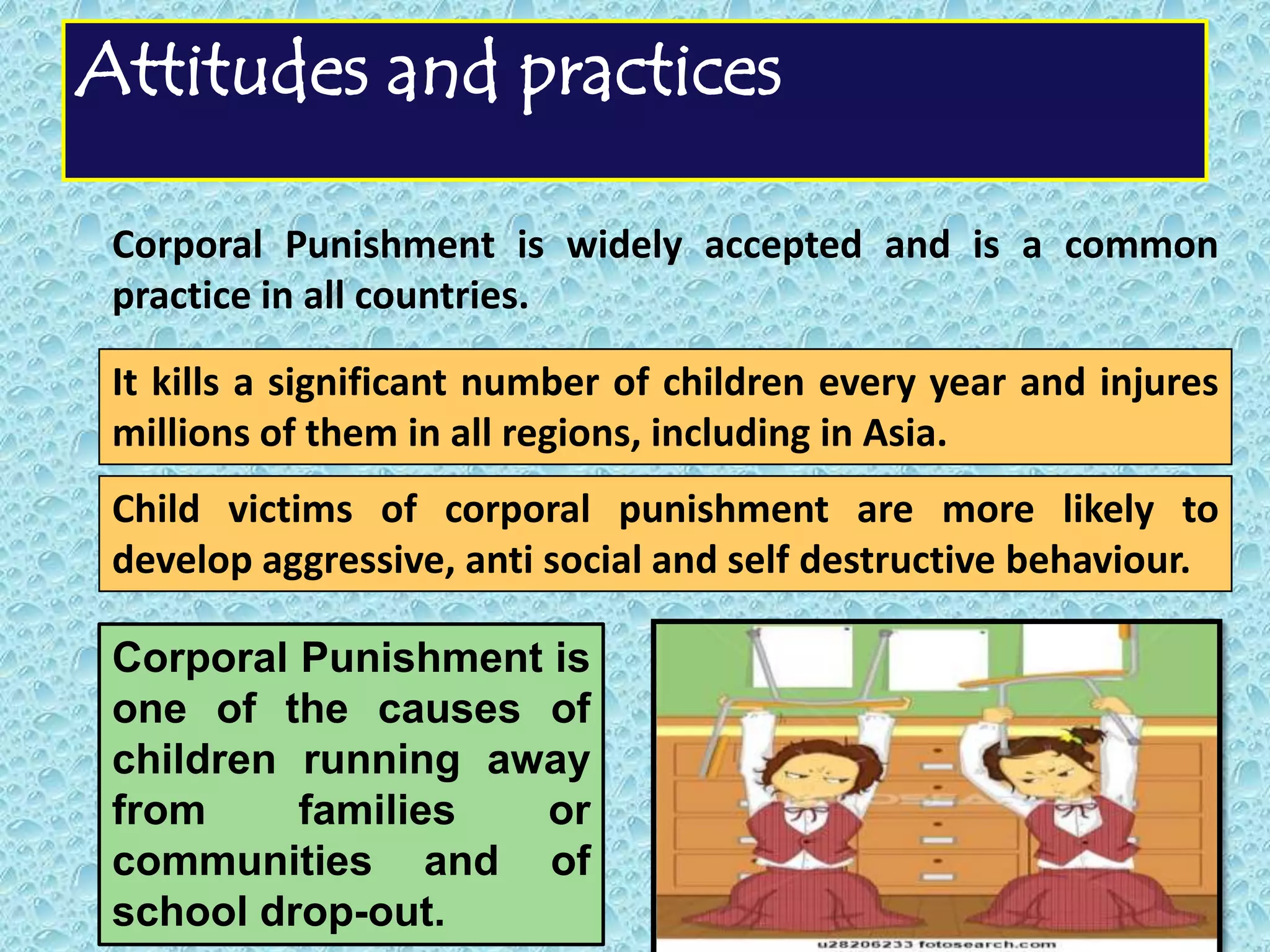 Corporal punishment an unfortunate reality | PPTX