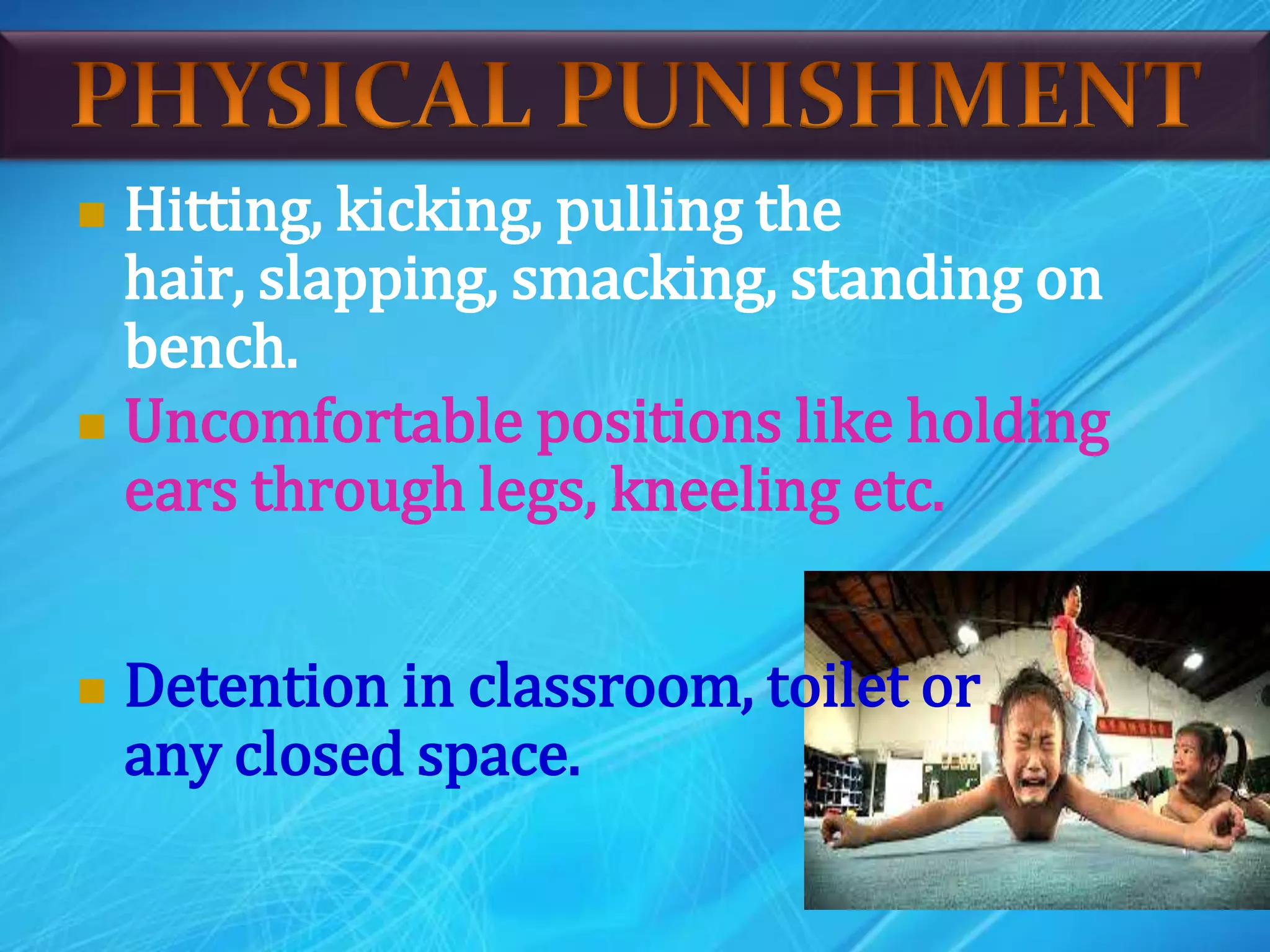 Corporal punishment an unfortunate reality | PPTX