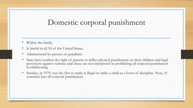 Corporal Punishment and Child Development | PPTX | Debated Sensitive Social Issues | Sensitive ...